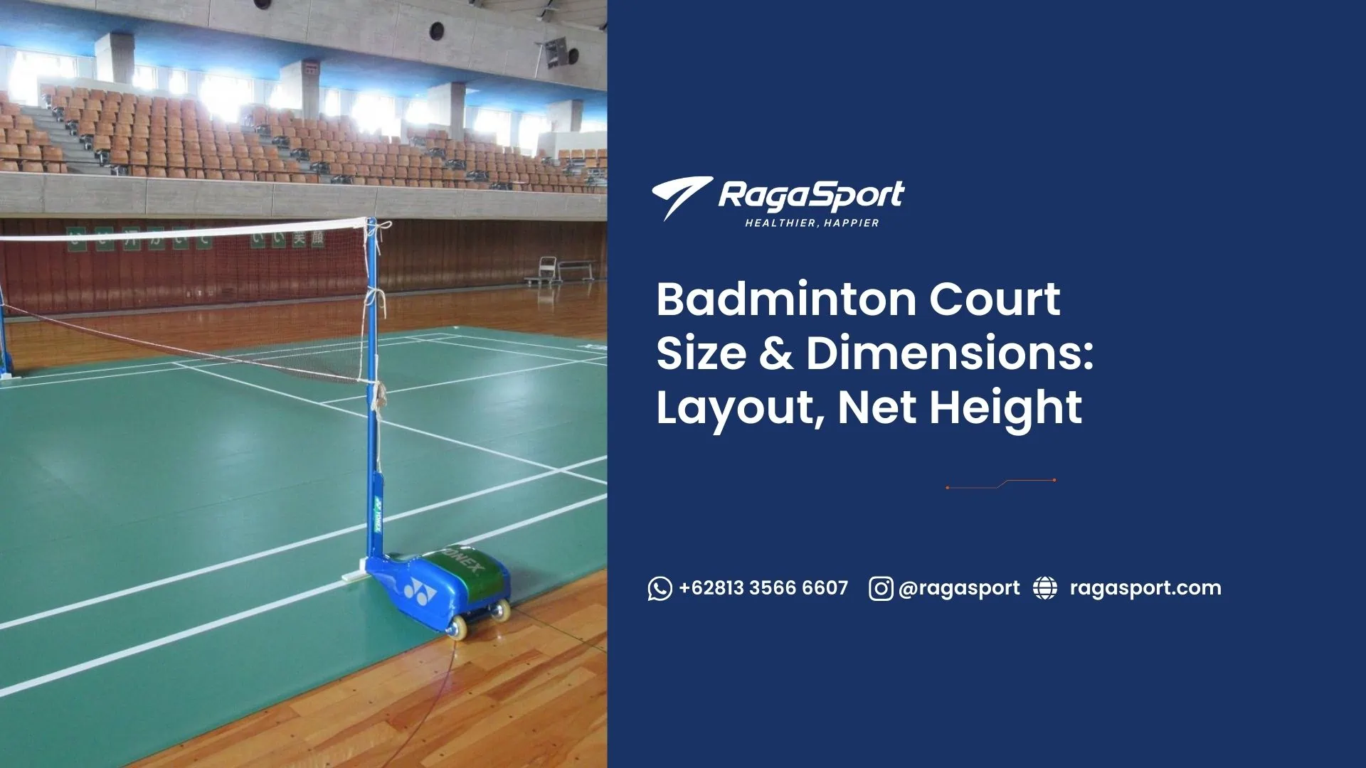 Badminton Court Size & Dimensions: Layout, Net Height, and Space ...
